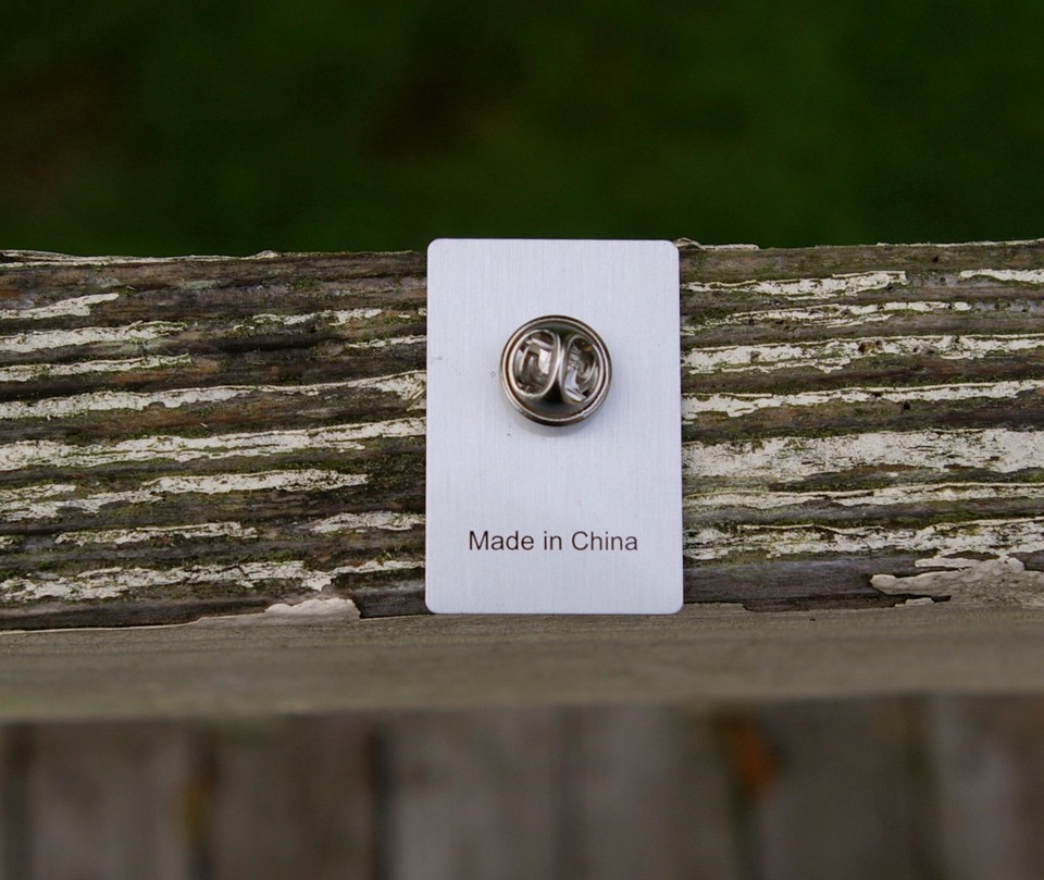 The Home Depot Kids Workshop Wood Shop Pencil Box Metal Enamel Lapel ...