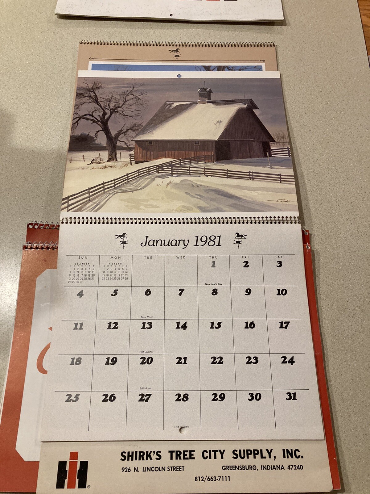 5 Vintage International Harvester And Case I H Calendars | eBay