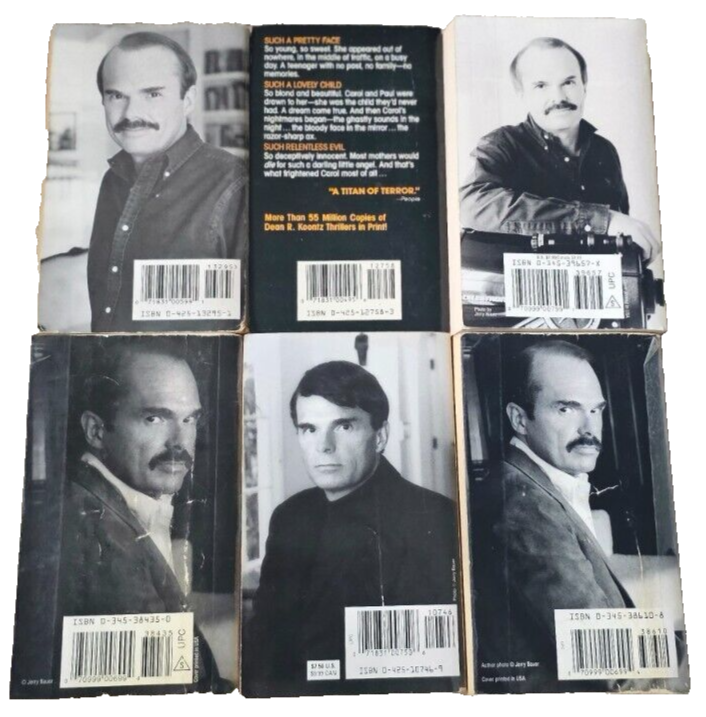 LOT OF 6 DEAN KOONTZ Books PAPERBACK WINTER MOON WATCHERS ICEBOUND DARK ...