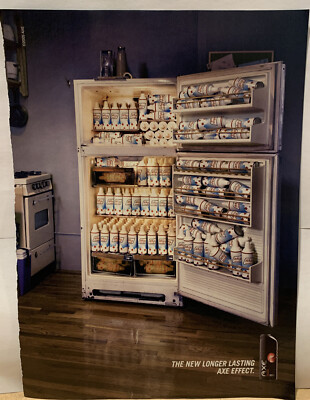 2005 Axe Touch Deodorant Spray Vintage Print Ad/Poster Man Cave Wall ...