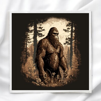 Bigfoot Fabric Panel for Quilting Sewing Crafting Quilt Block Square ...