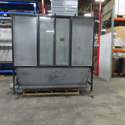 98" x 66" Powder Coat Spray Paint Booth Hot Air Updraft Downdraft Dust Suction | eBay