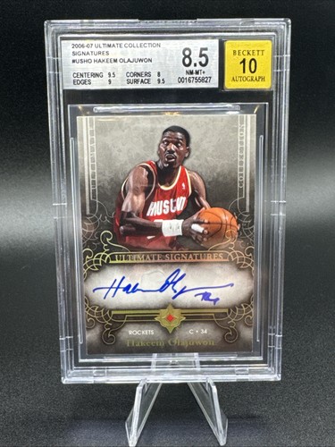 2006-07 Ultimate Collection Signatures USHO Hakeem Olajuwon Auto | eBay