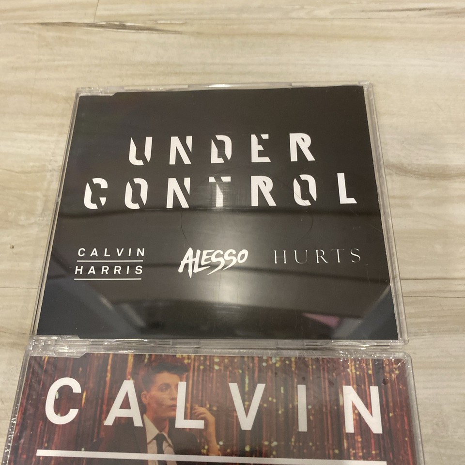 CALVIN HARRIS - UNDER CONTROL & SWEET NOTHING 2 IMPORT CD LOT ALESSO ...