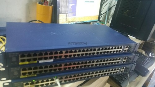 Used GS724TS Ethernet Switch Prosafe Tested Netgear 24 Port Gigabit ...