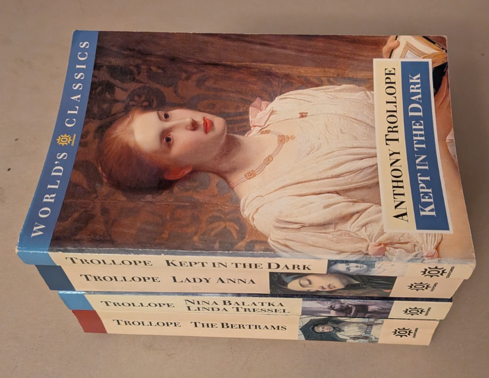 ANTHONY TROLLOPE Four Different Titles WORLD'S CLASSICS Paperbacks ...
