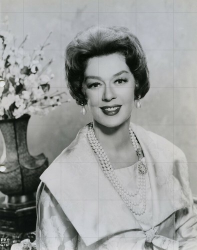 ROSALIND RUSSELL - 10" x 8" b/w Portrait Photograph as Rose Hovik GYPSY ...