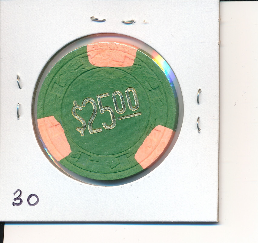 $25 CASINO CHIP - BJ'S PAHRUMP NV 1978 H&C #N3158 OBS CLOSED 1979 ...