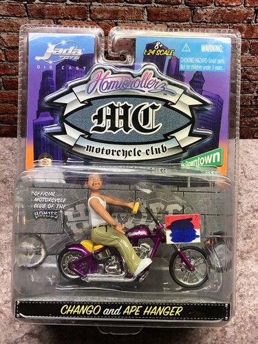 Jada Toys Homie Rollerz Motorcycle Chango and Ape Hanger 1:24 diecast ...