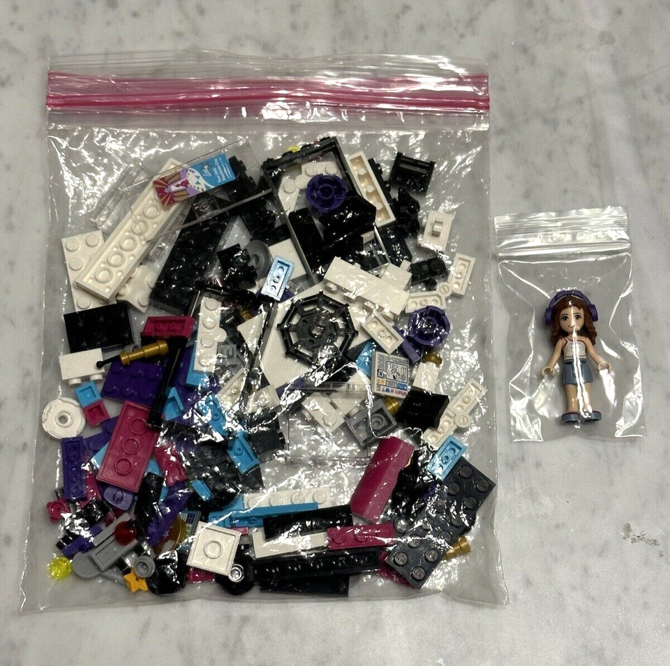 LEGO FRIENDS Set Lot - 100% Pop Star Studio (41103) & Emma's Splash ...