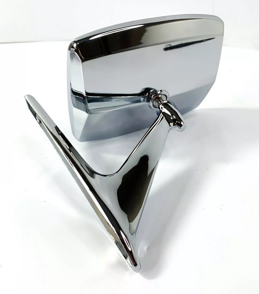 Pair Chrome Exterior Rear View Side Mirrors For 1967-1979 Ford Truck ...