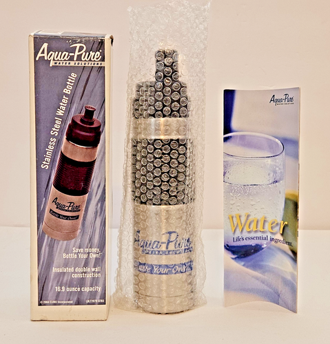 NEW CUNO Inc. Aqua Pure Water Solutions Stainless Steel Travel Water ...