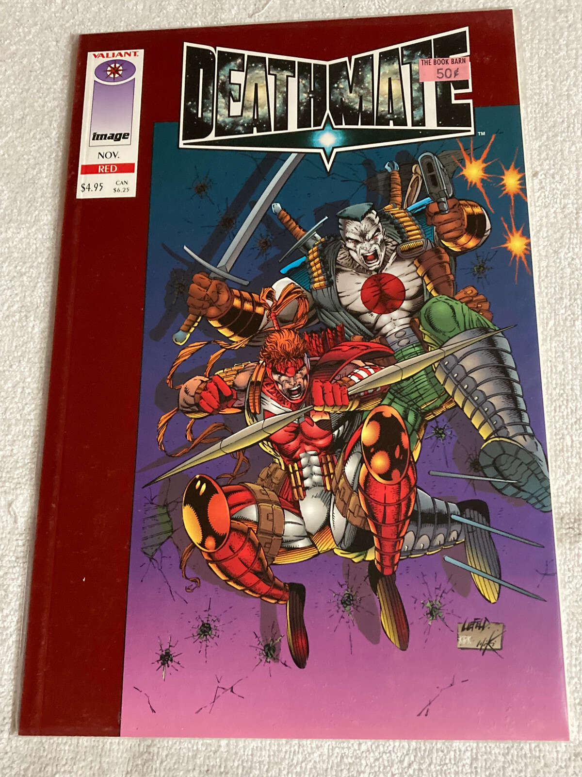 Deathmate (Red) #0 1993 VF+/NM Valiant/Image Comics Prestige Rob ...
