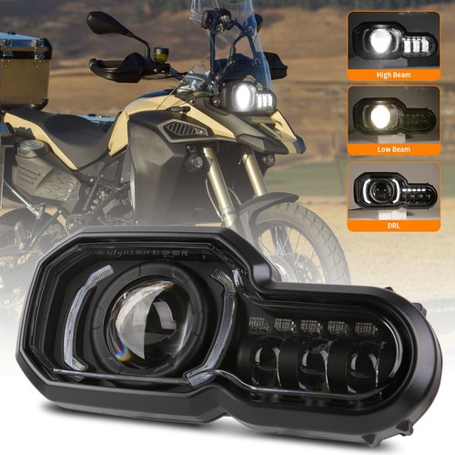 US LED Headlight Projector DRL Headlamp Fit For F800GS F650GS F700GS ...