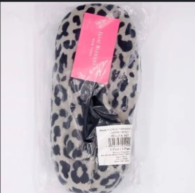 Women's Slippers Isaac Mizrahi Medium 6-8 House Shoes Sherpa Lined ...