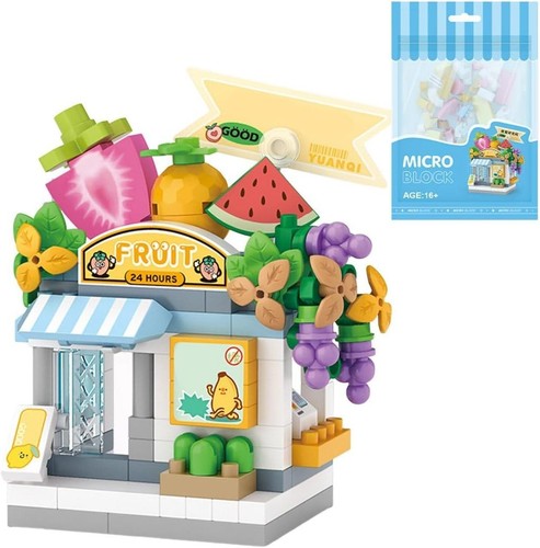 LOZ Micro Blocks Sets Cute Fresh Fruit Store Mini Block Building 120pcs ...