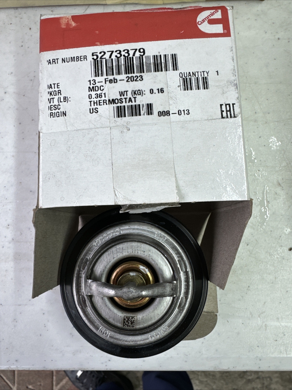 Cummins Genuine Parts OEM 5273379 Thermostat for sale online | eBay