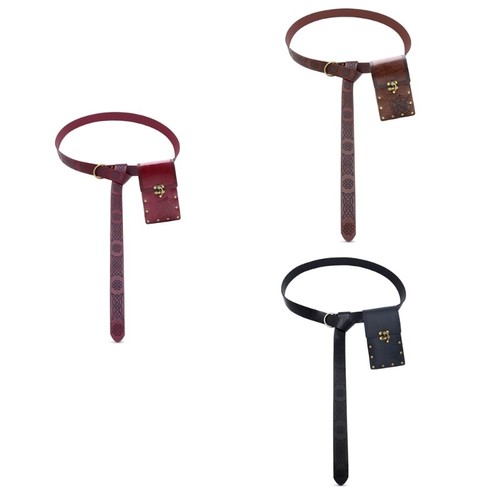 Cosplay Belt Middle Ages Belt with Alchemist Waistband for Men LARP | eBay