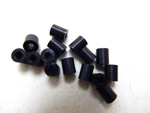 ROUND BLACK NYLON SPACERS | eBay