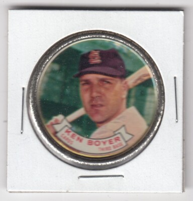 1964 TOPPS Metal Coin, KEN BOYER, St. Louis Cardinals #25 | eBay