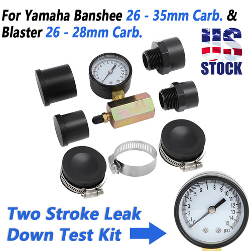 26mm-35mm Carburetor Two Stroke Leak Down Test Kit For Yamaha Banshee ...