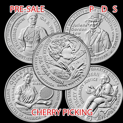 2025 P D S IDA AMERICAN WOMEN QUARTERS AWQ 25C ⭐15 COIN ANNUAL ...