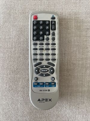 APEX RM-1010W Remote Control for AD-1010 AD-1010W AD-1110 AD-1110W | eBay