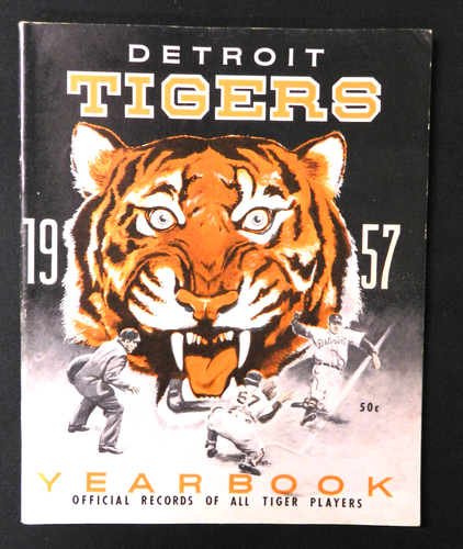 1957 Detroit Tigers MLB Baseball Yearbook | eBay