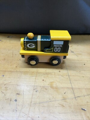 Green Bay Packers Wooden Toy Train Engine | eBay