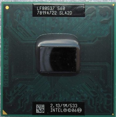 CPU Mobile Intel Celeron 560 - 2.13 GHZ SLA2D M560 M 560 2.13/1M/533 ...