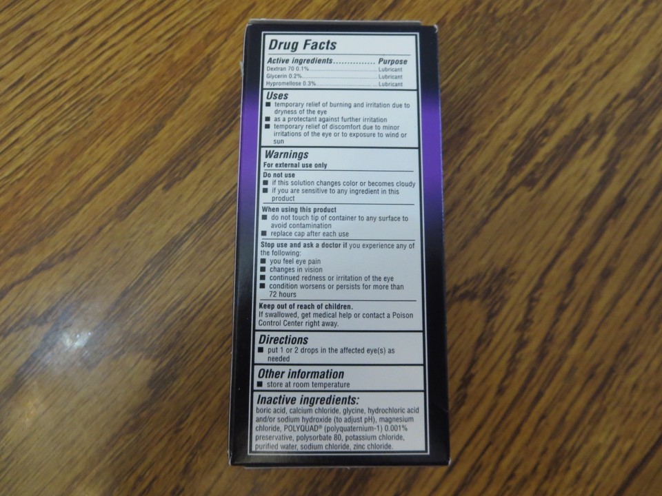 1 Genteal Tears Lubricant Eye Drops, Moderate 0.5 Fl Oz EXP 3/2026 ...