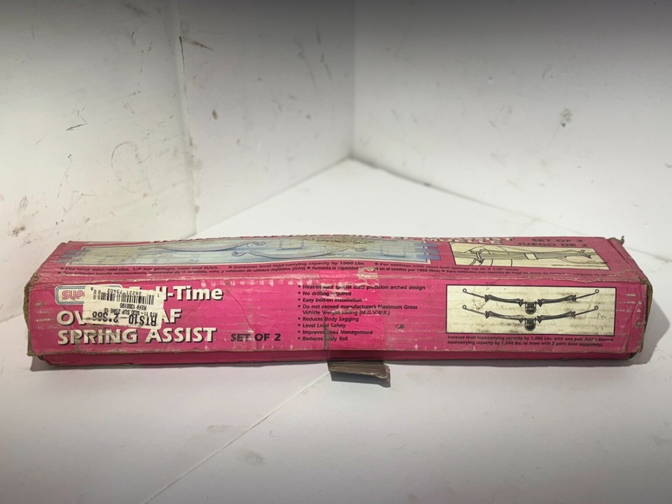 Leaf Helper Spring Kit Over Leaf Spring Assists 2.5 Inches Wide, 18 ...