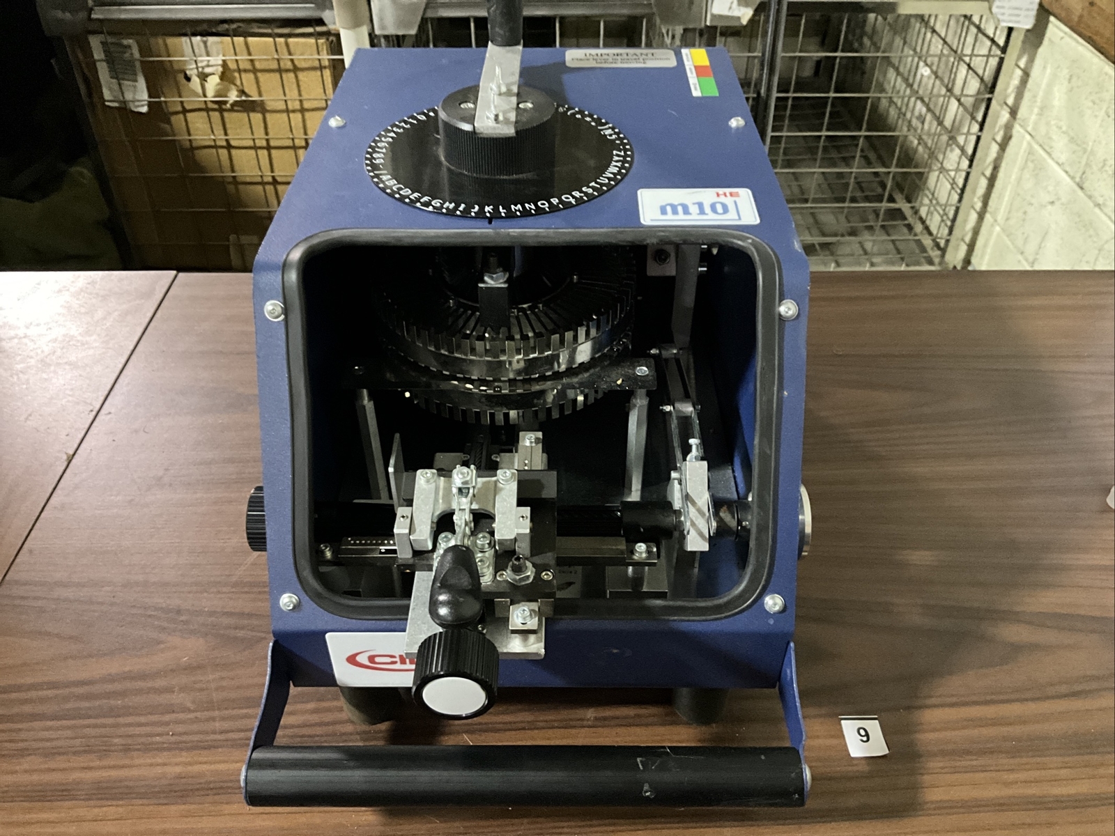 CIM HE M10 Military Dog Tag Embossing Machine Working | eBay