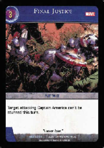 VS System: Final Justice [Played] Marvel Universe TCG CCG Classic ...