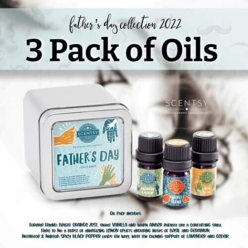 Scentsy Father’s Day collection diffuser oil 3-pack | eBay