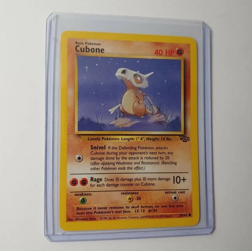 Cubone 50/64 Jungle Pokemon Card Unlimited Vintage LP-NM | eBay