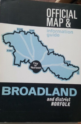 Broadland Official Map & information guide vintage guide book 1976 bay ...