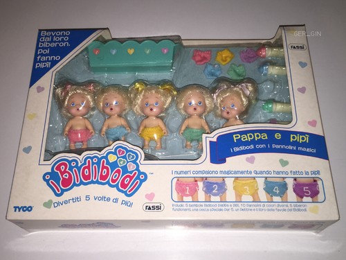 QUINTS | DRINK and WET with Magic Diapers | TYCO 1990 | MISB SEALED NEW ...