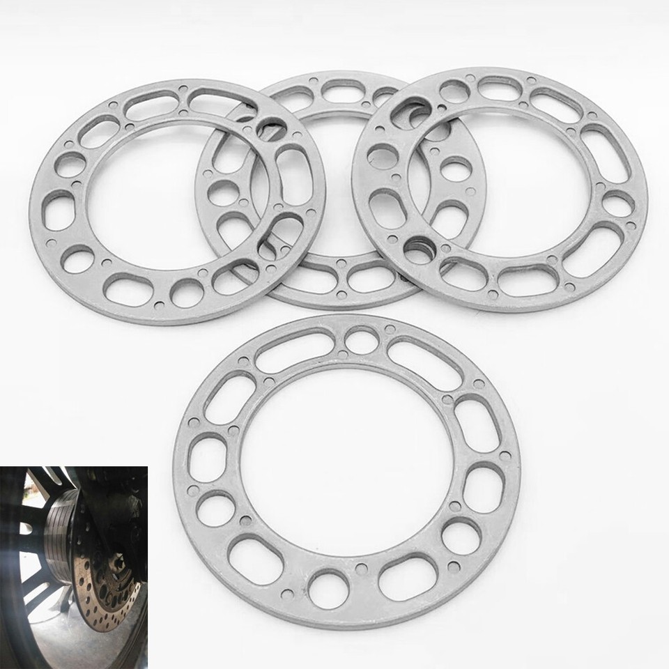 4PCS 6MM Car Hub Wheel Spacers Adaptor Widen Shims Plate For 5/6 Stud ...