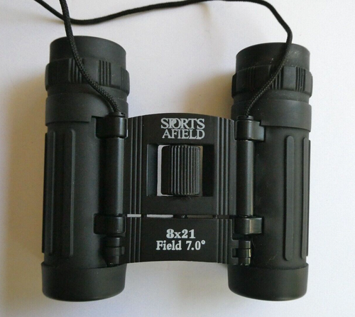 Sports Afield 8x21 Magnification 7.0 Field Binoculars Folding with ...