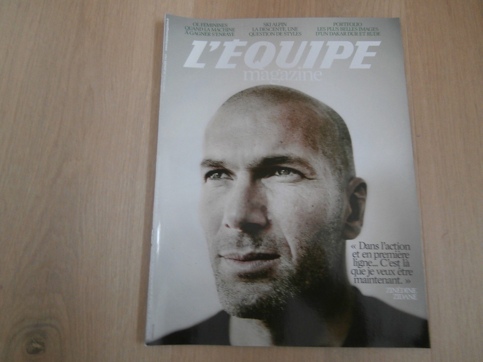ZINEDINE ZIDANE, MAGAZINE L'EQUIPE (JT29) | eBay