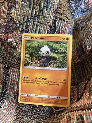 POKEMON Trading Card Basic Pancham HP60 Arm Thrust 81/181 | eBay