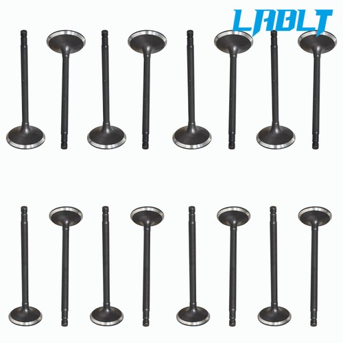 LABLT Exhaust and Intake Valves 16PCS For 2006-2013 Mazda 3 6 CX-7 2.3L ...