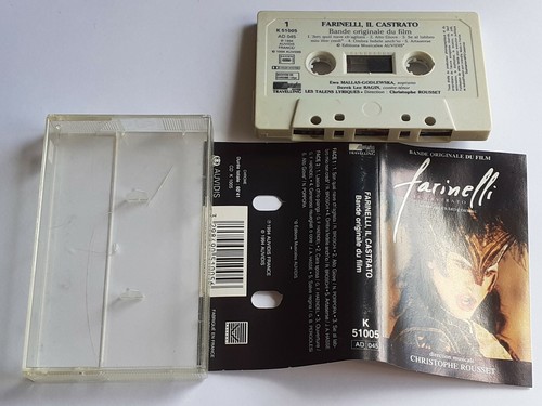 K7 cassette audio tape BOF bande originale du film farinelli il ...