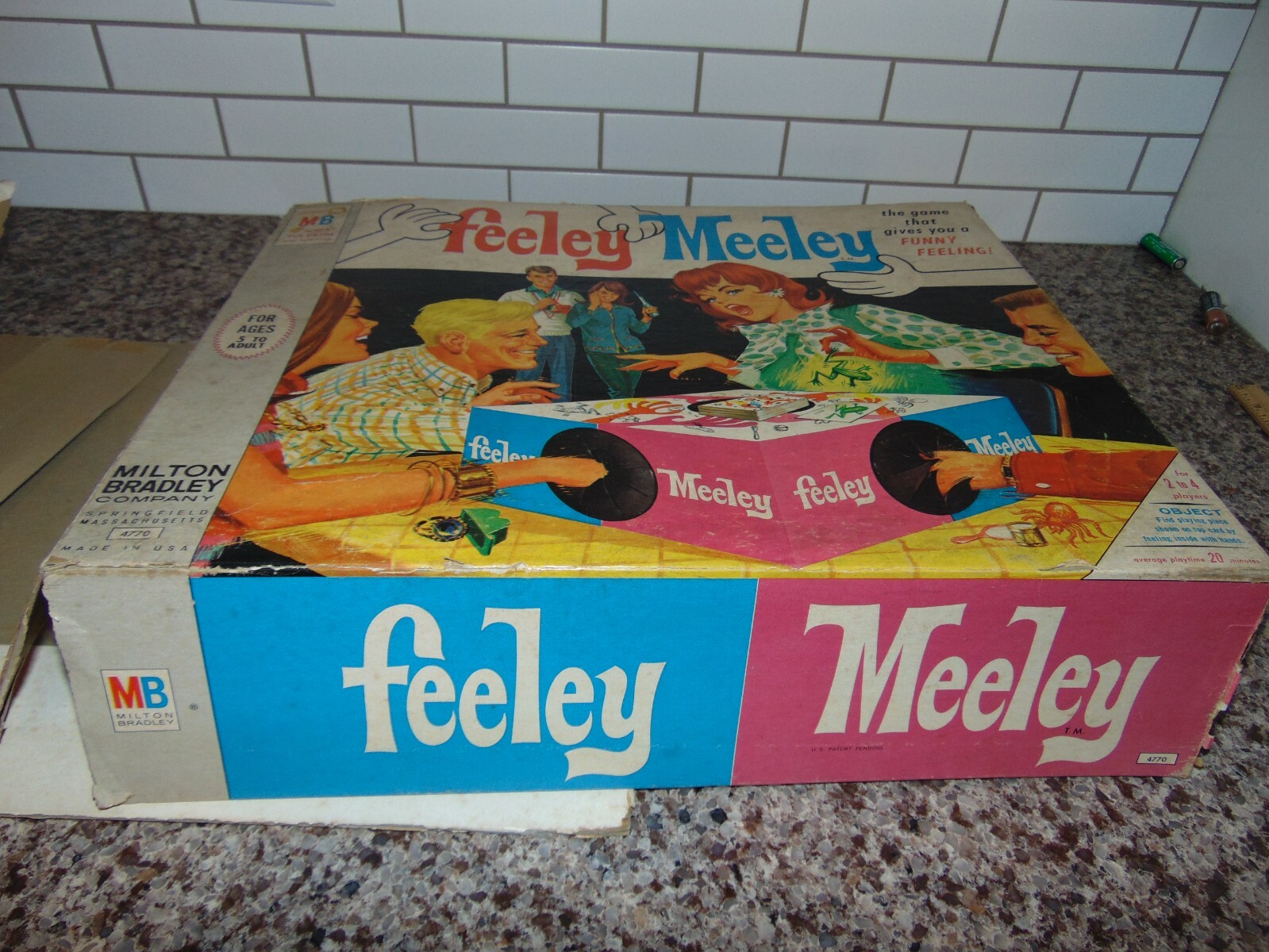 Vintage 1967 Milton Bradley FEELEY MEELEY Game Not Complete | eBay