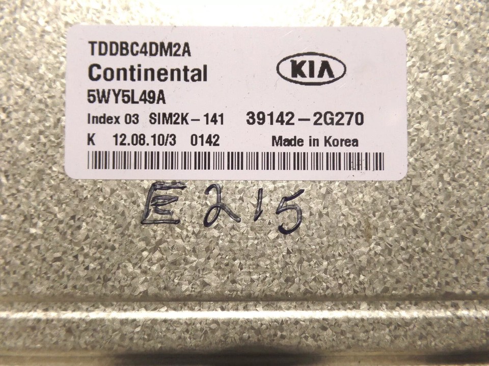 New OEM ECM Engine Control Module Kia Forte 2011-2013 2.4L MT 39142 ...