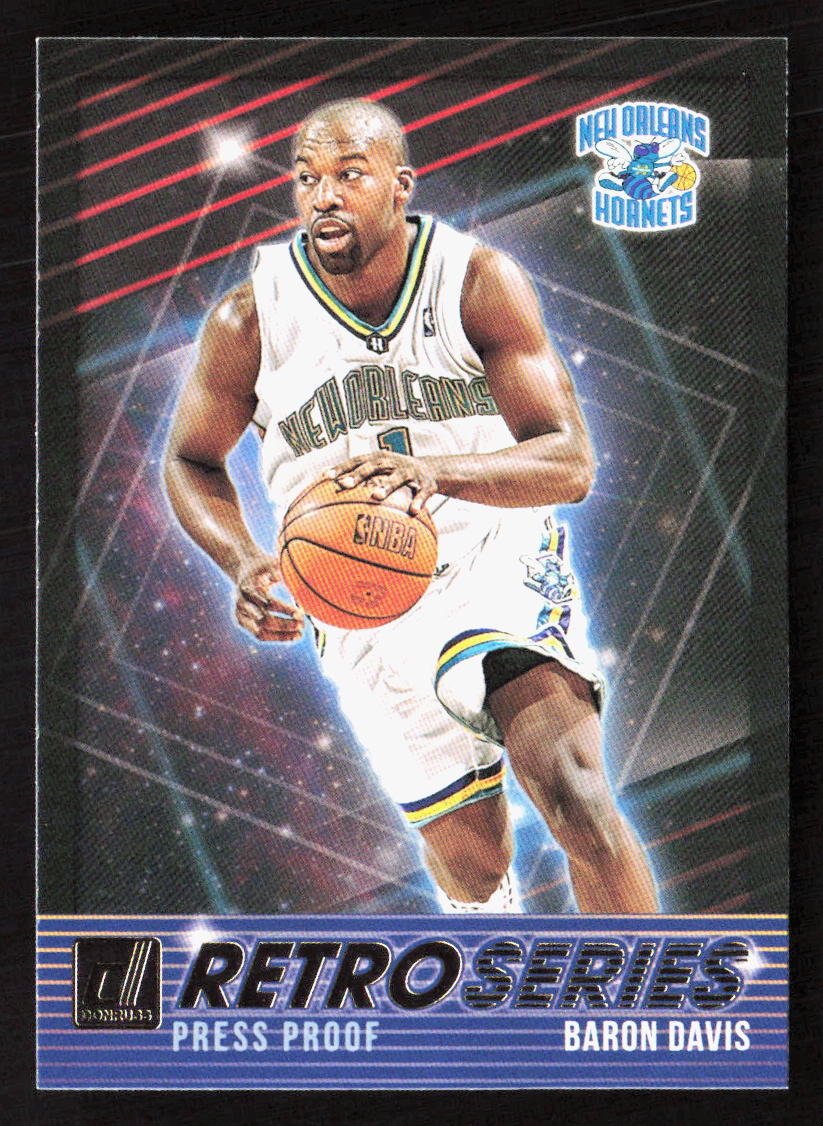 2018-19 Panini Donruss Baron Davis Retro Series Press Proof #1 Hornets ...
