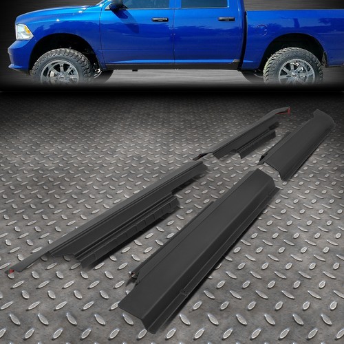 [4PC]FOR 09-20 DODGE RAM 1500-3500 PICKUP CREW CAB ROCKER PANEL SILL ...