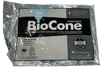 FilterQueen Vacuum BioCone Filter 6-Pack Allergy Filtration Bacteria ...