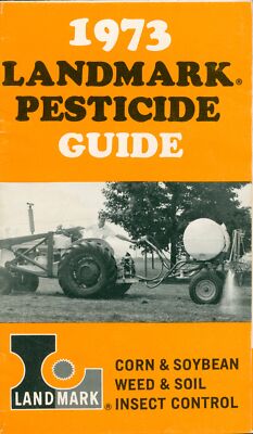 1973 Landmark Ohio Pesticide Guide Advertisement Farming Corn Soybeans ...